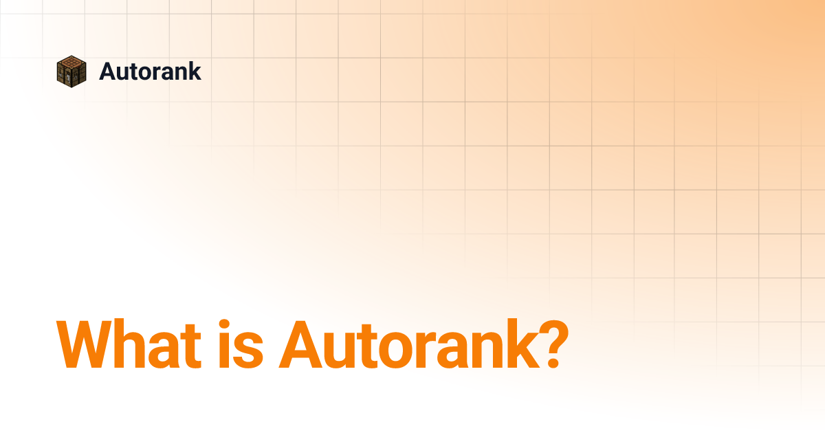 What is Autorank? | Autorank