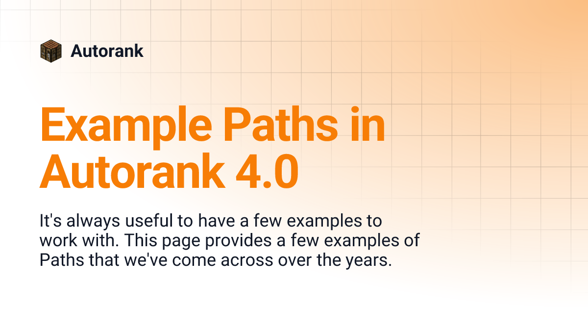 Example Paths in Autorank 4.0 | Autorank